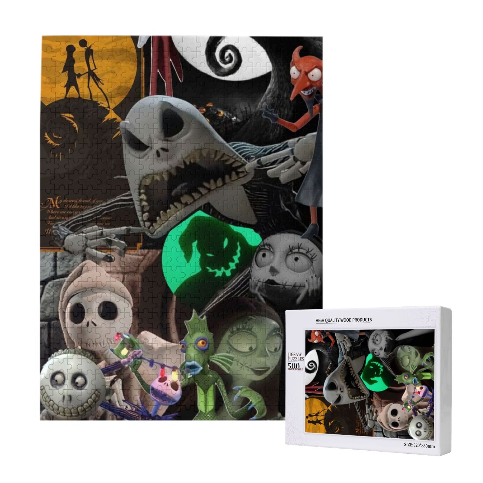 The Nightmare Before Christmas Anime Puzzles Boys Girls Teens 300/500 ...