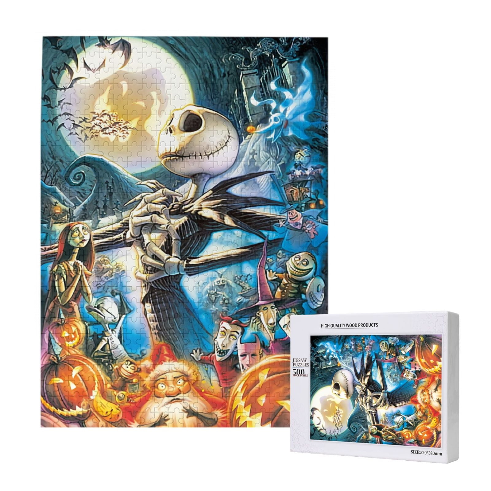 The Nightmare Before Christmas Anime Puzzles Boys Girls Teens 300/500 ...