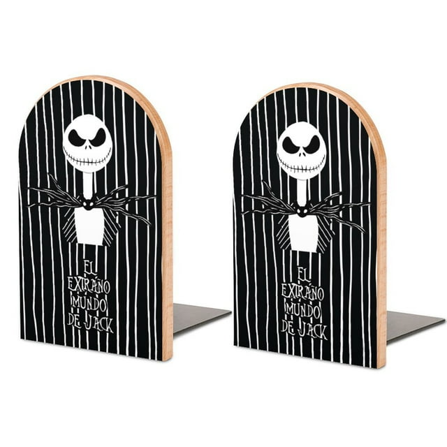 The Nightmare Before Christmas Bookends Wood Book Divider Decorative ...