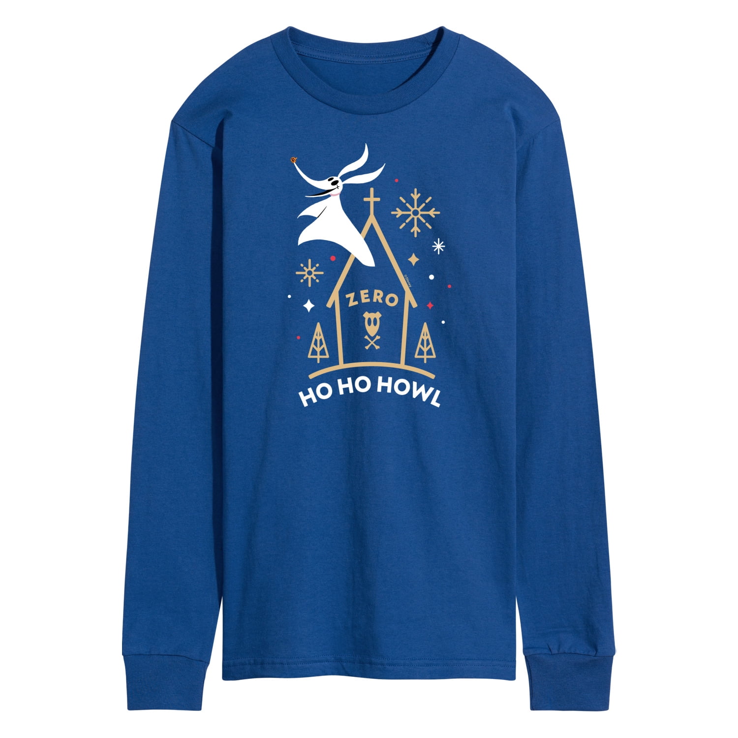 The Nightmare Before Christmas - Ho Ho Howl - Men's Long Sleeve T-Shirt ...