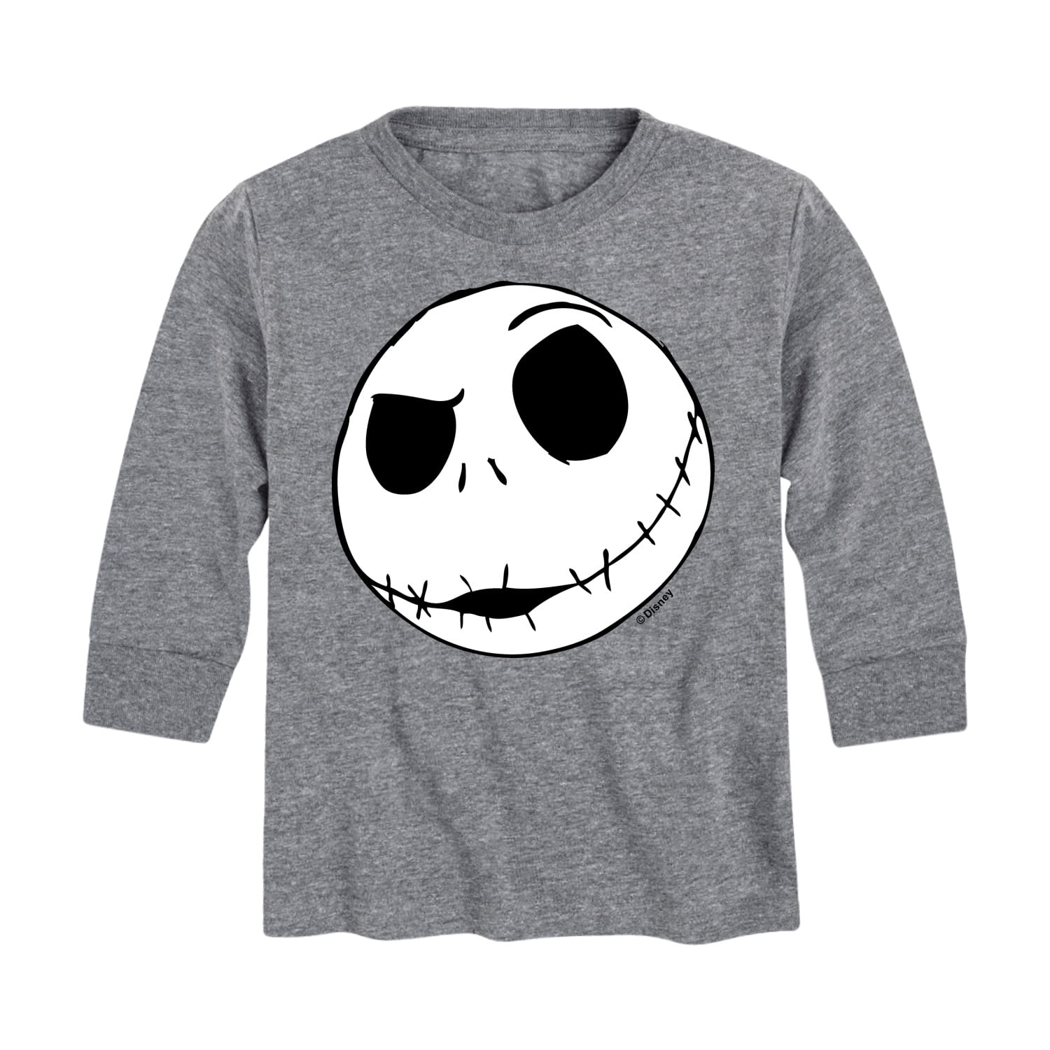 The Nightmare Before Christmas - Jack Face - Youth Long Sleeve Graphic ...