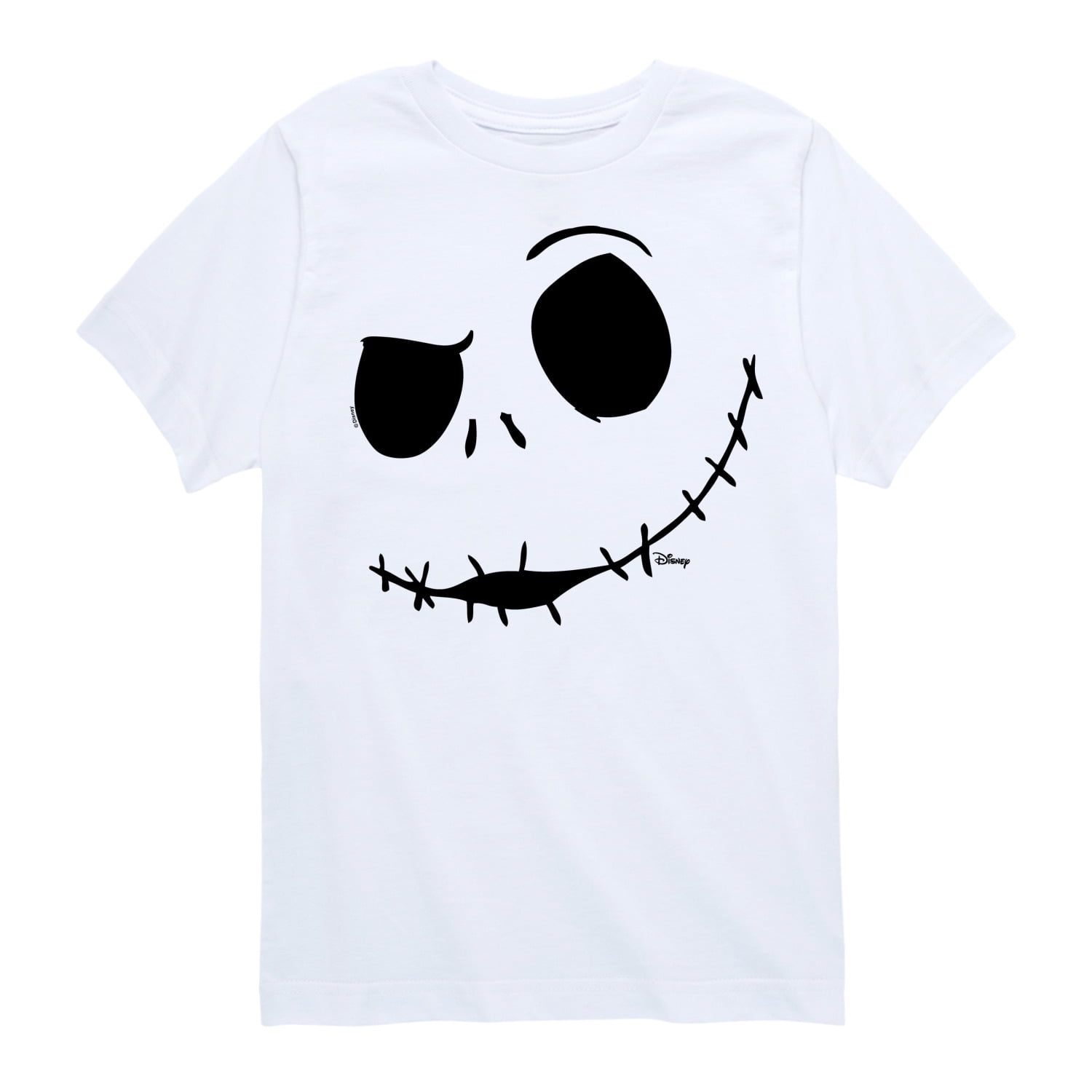 The Nightmare Before Christmas - Jack Face - Youth Short Sleeve Graphic T-Shirt - Walmart.com