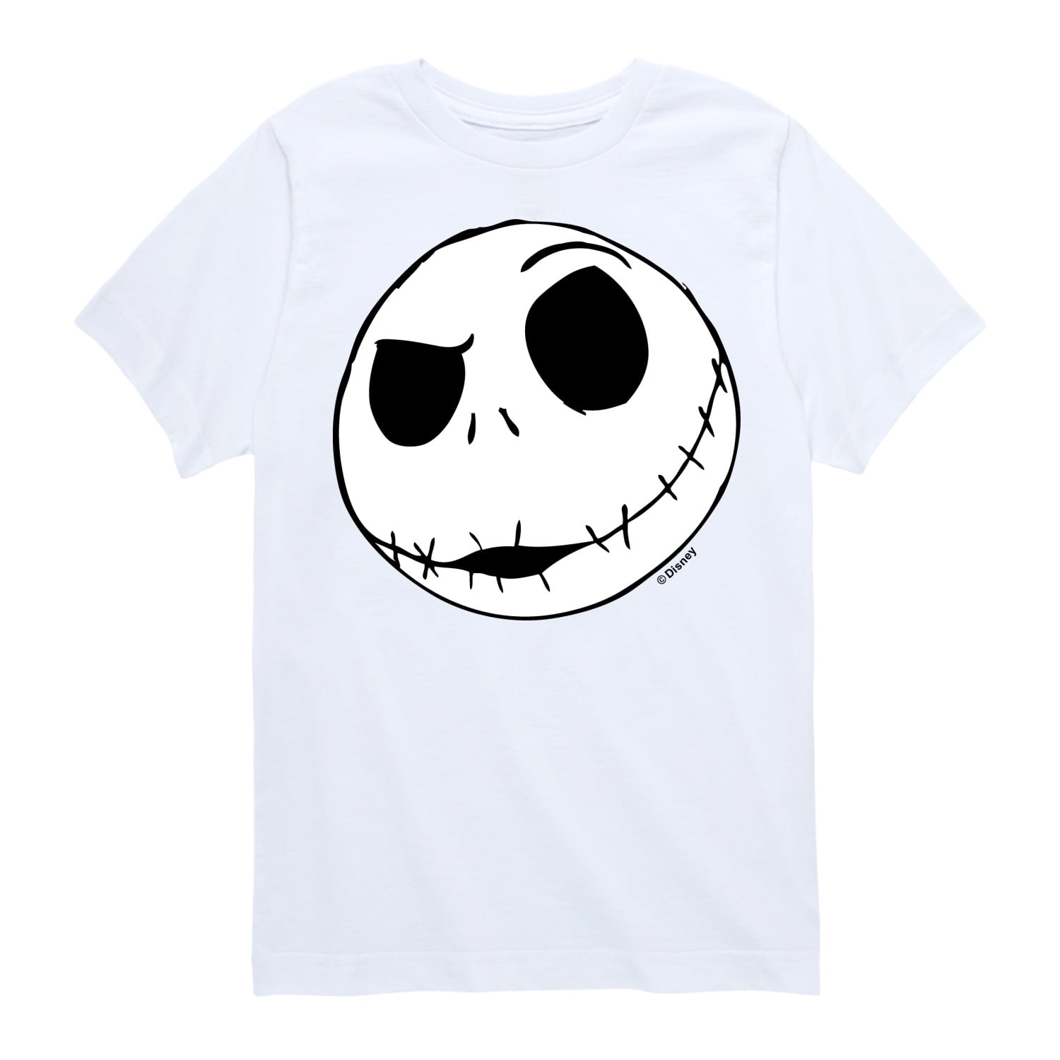 The Nightmare Before Christmas - Jack Face - Youth Short Sleeve Graphic ...