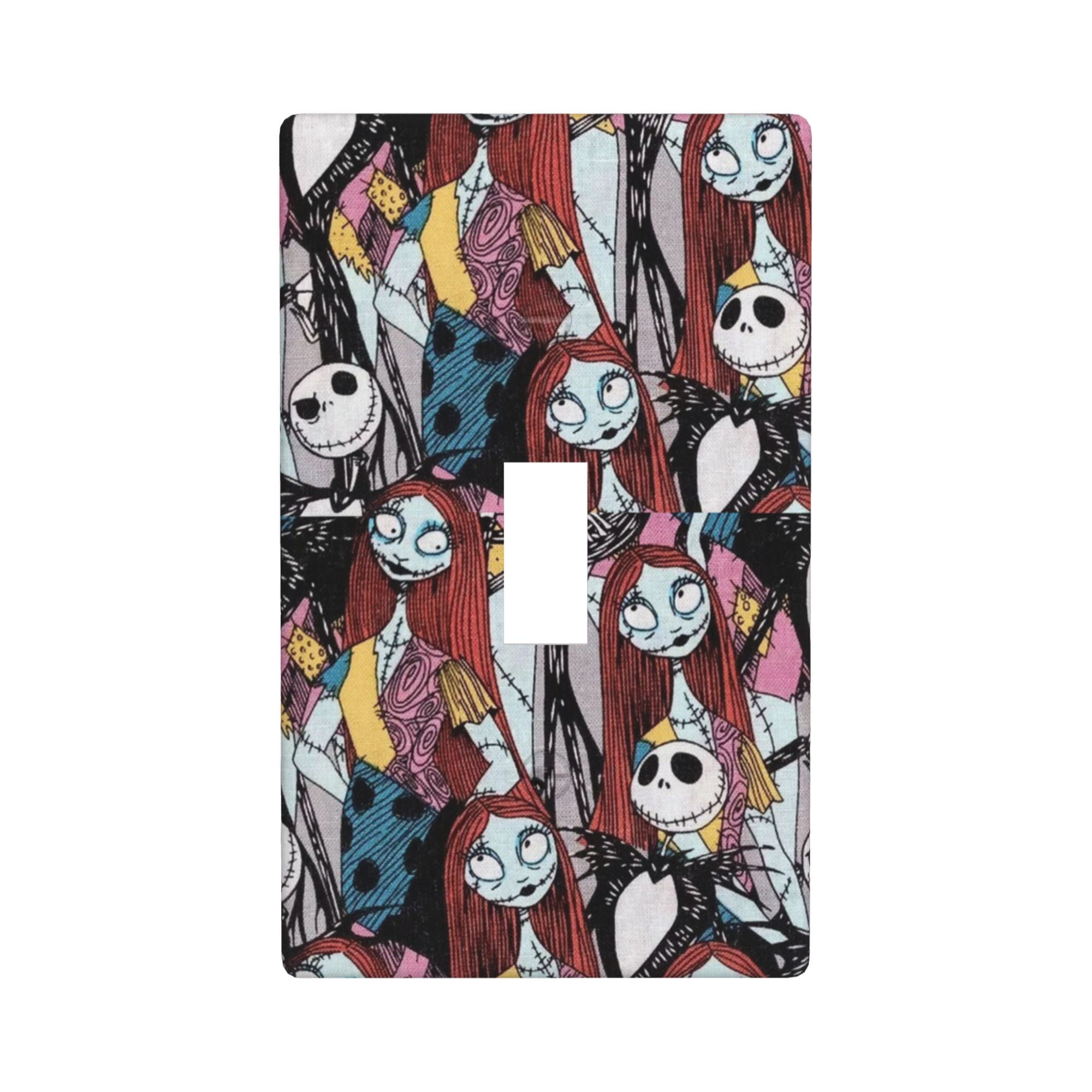The Nightmare Before Christmas Jack and Sally Skull Light Switch Cover ...