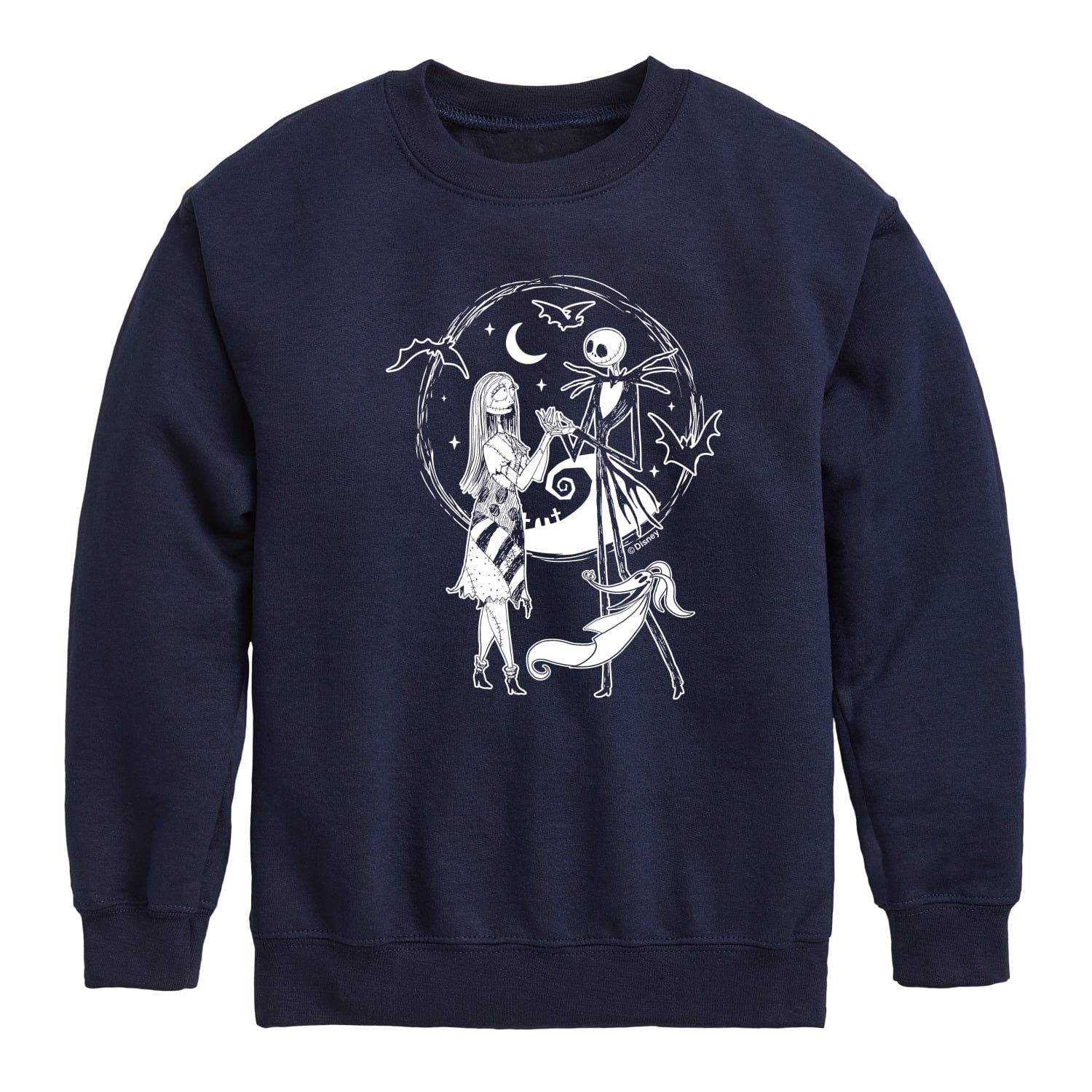 The Nightmare Before Christmas - Jack Sally Zero - Youth Crewneck ...