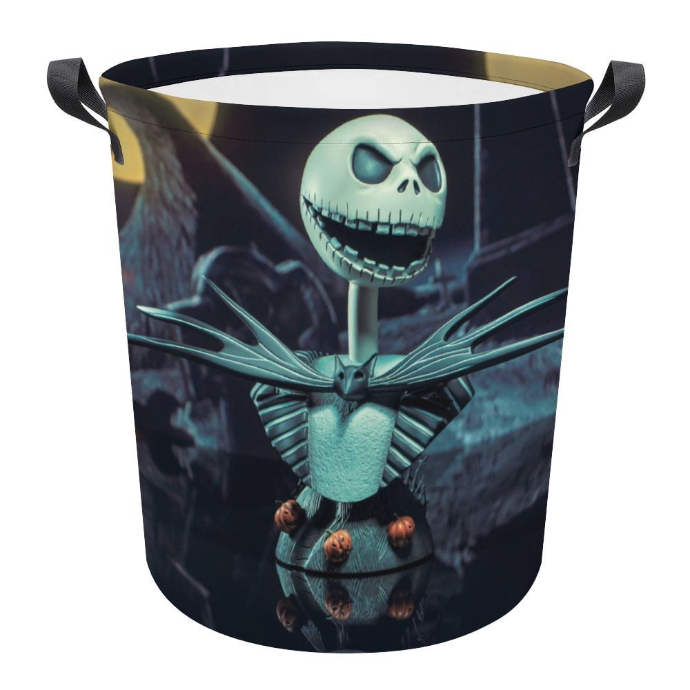 The Nightmare Before Christmas Jack Skellington Circular Laundry Hamper ...