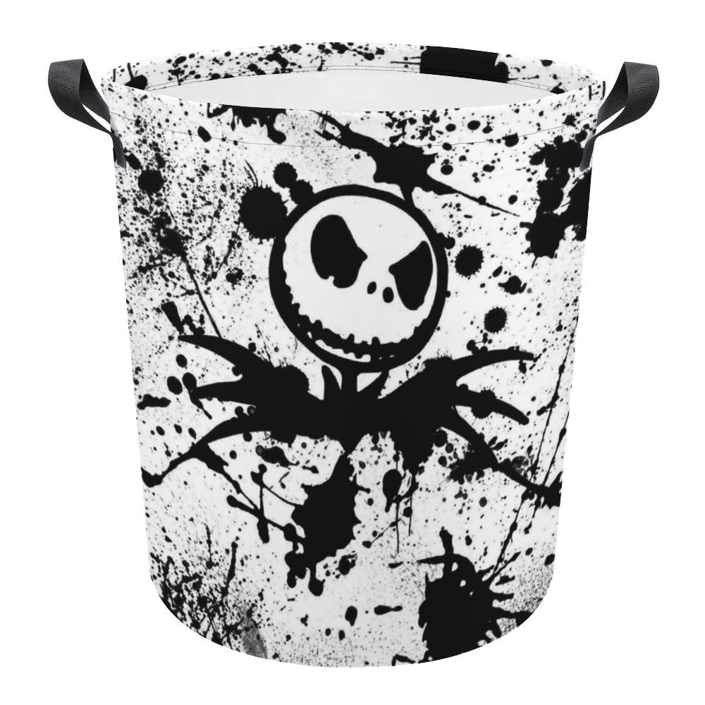 The Nightmare Before Christmas Jack Skellington Circular Laundry Hamper ...