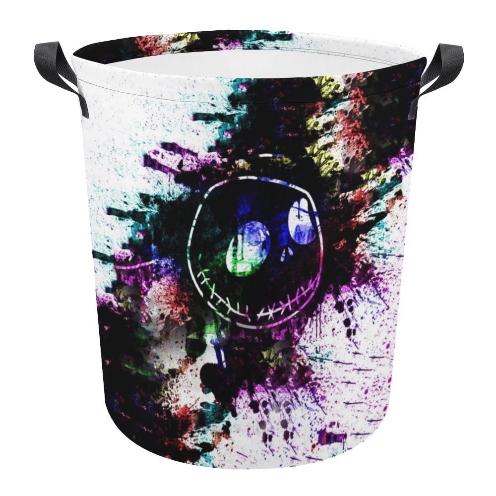 The Nightmare Before Christmas Jack Skellington Skull Circular Laundry ...