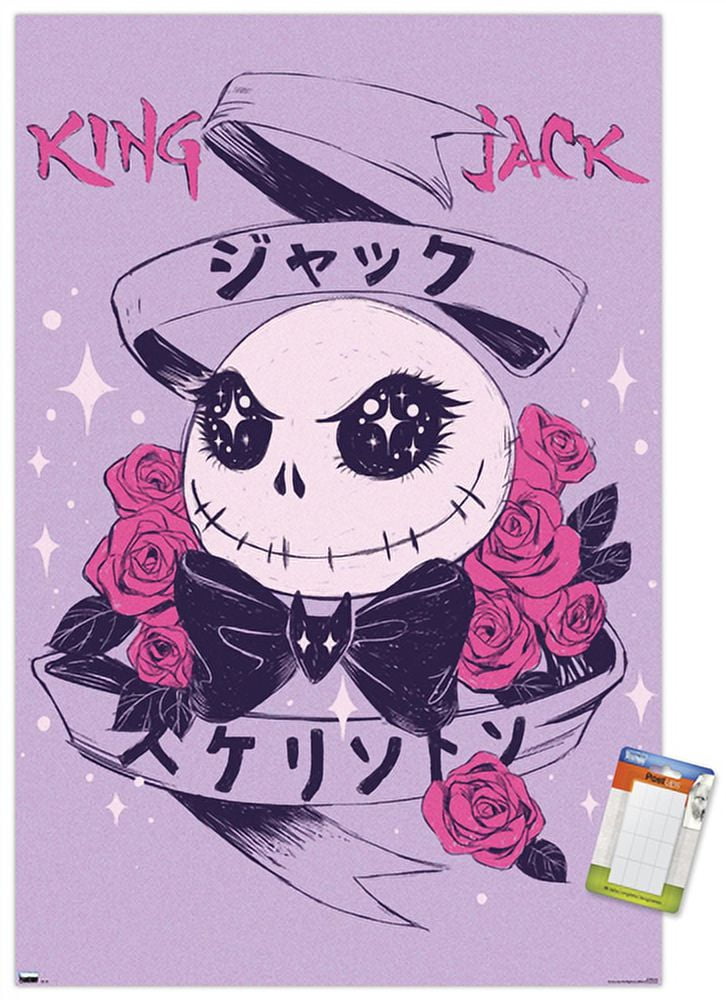 The Nightmare Before Christmas - Japanese Jack Wall Poster, 22.375" x ...