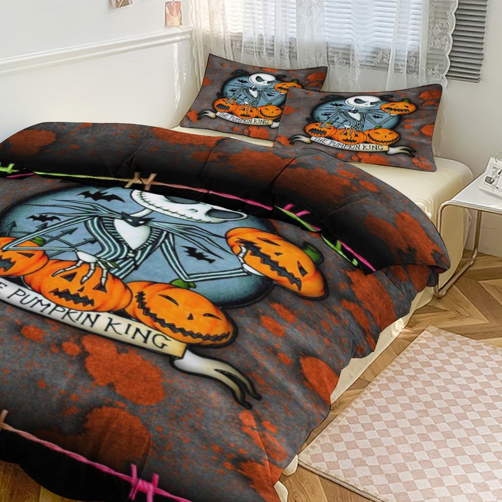The Nightmare Before Christmas Kids Bedding Set 3 Piece Set Cartoon ...