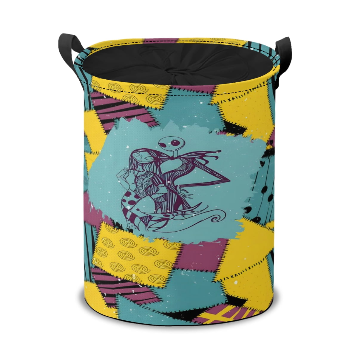 The Nightmare Before Christmas Laundry Basket with Handle Cartoon ...