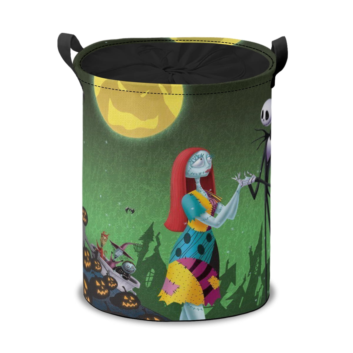 The Nightmare Before Christmas Laundry Basket with Handle Cartoon ...