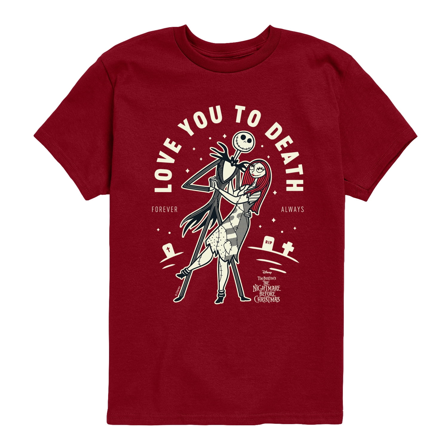 The Nightmare Before Christmas - Love To Death - Youth Boys Short ...