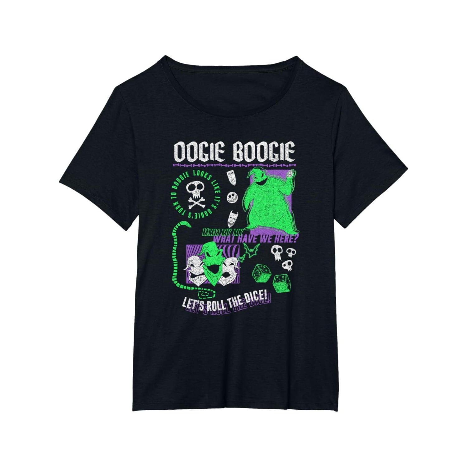 The Nightmare Before Christmas Oogie Boogie Poster T-Shirt100% cotton ...