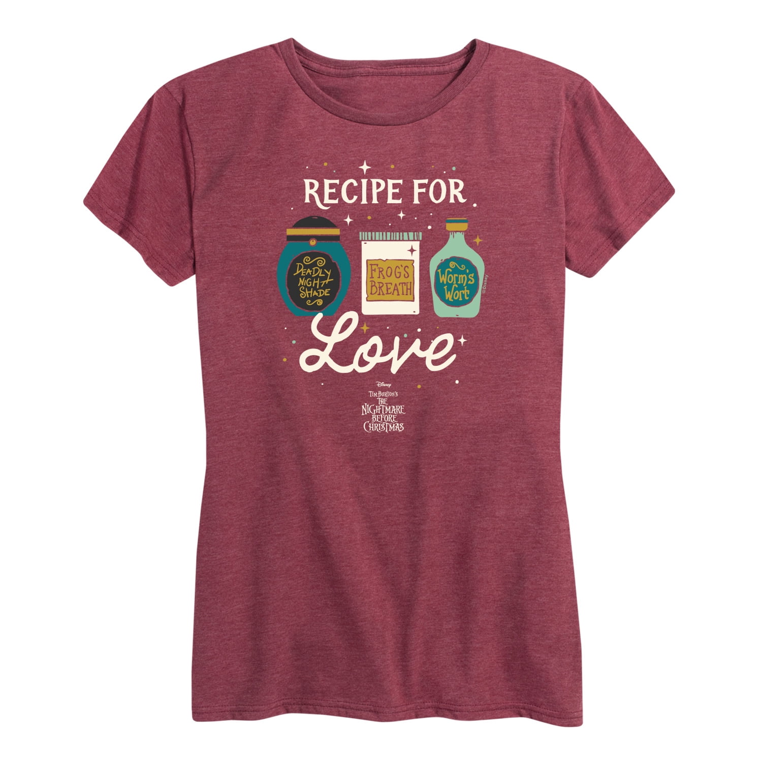 The Nightmare Before Christmas - Recipe For Love - Women's Short Sleeve ...