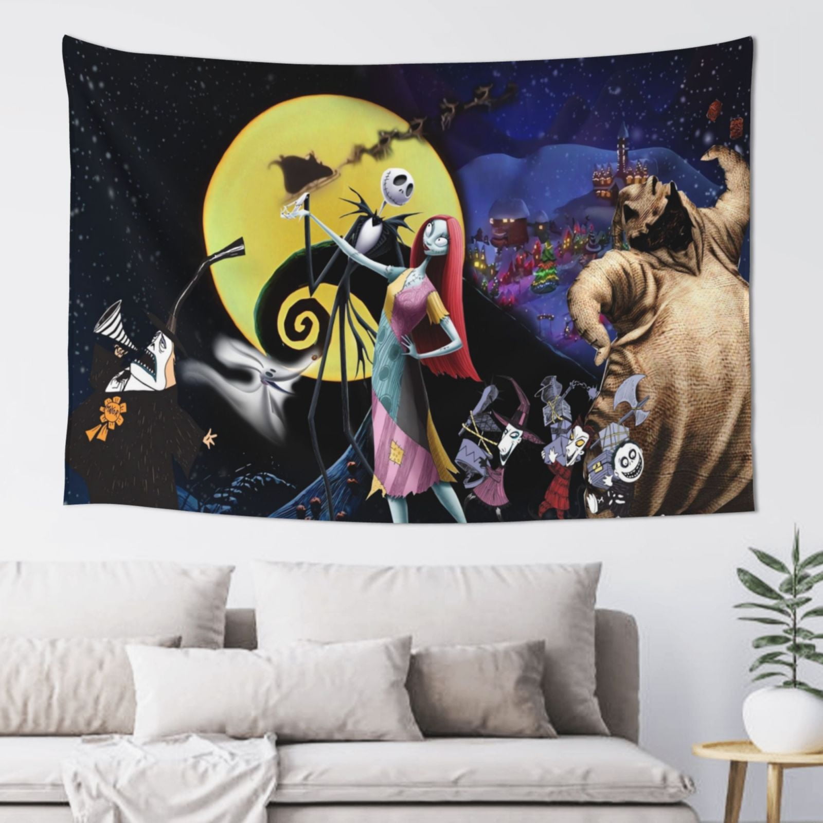 The Nightmare Before Christmas Room Canvas Ornament Art Painting Decor ...