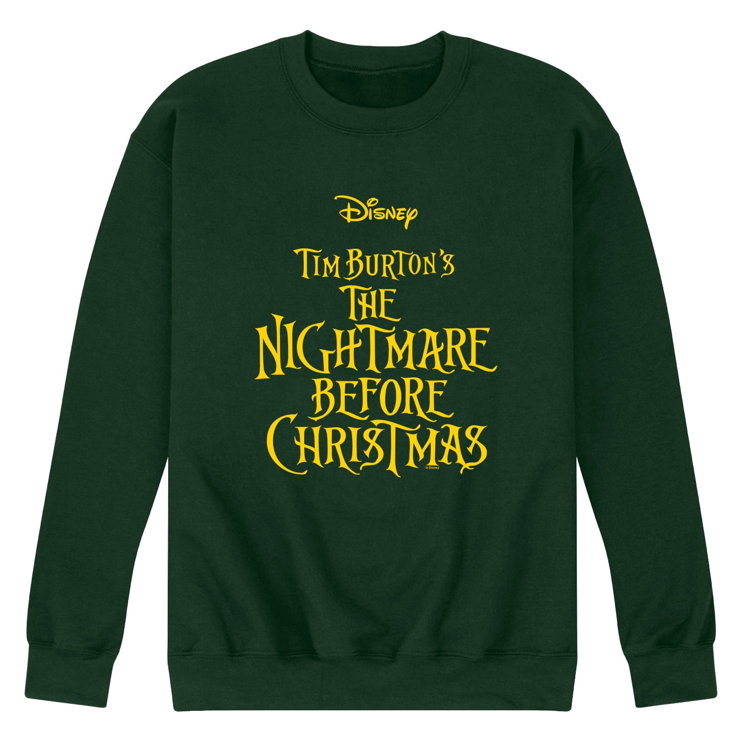 The Nightmare Before Christmas - TNBC Logo - Men's Crew Fleece ...