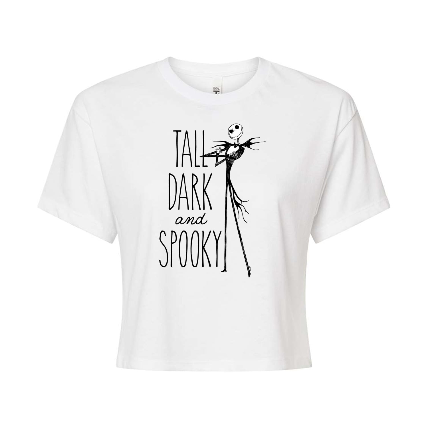The Nightmare Before Christmas - Tall Dark and Spooky - Juniors Cropped ...
