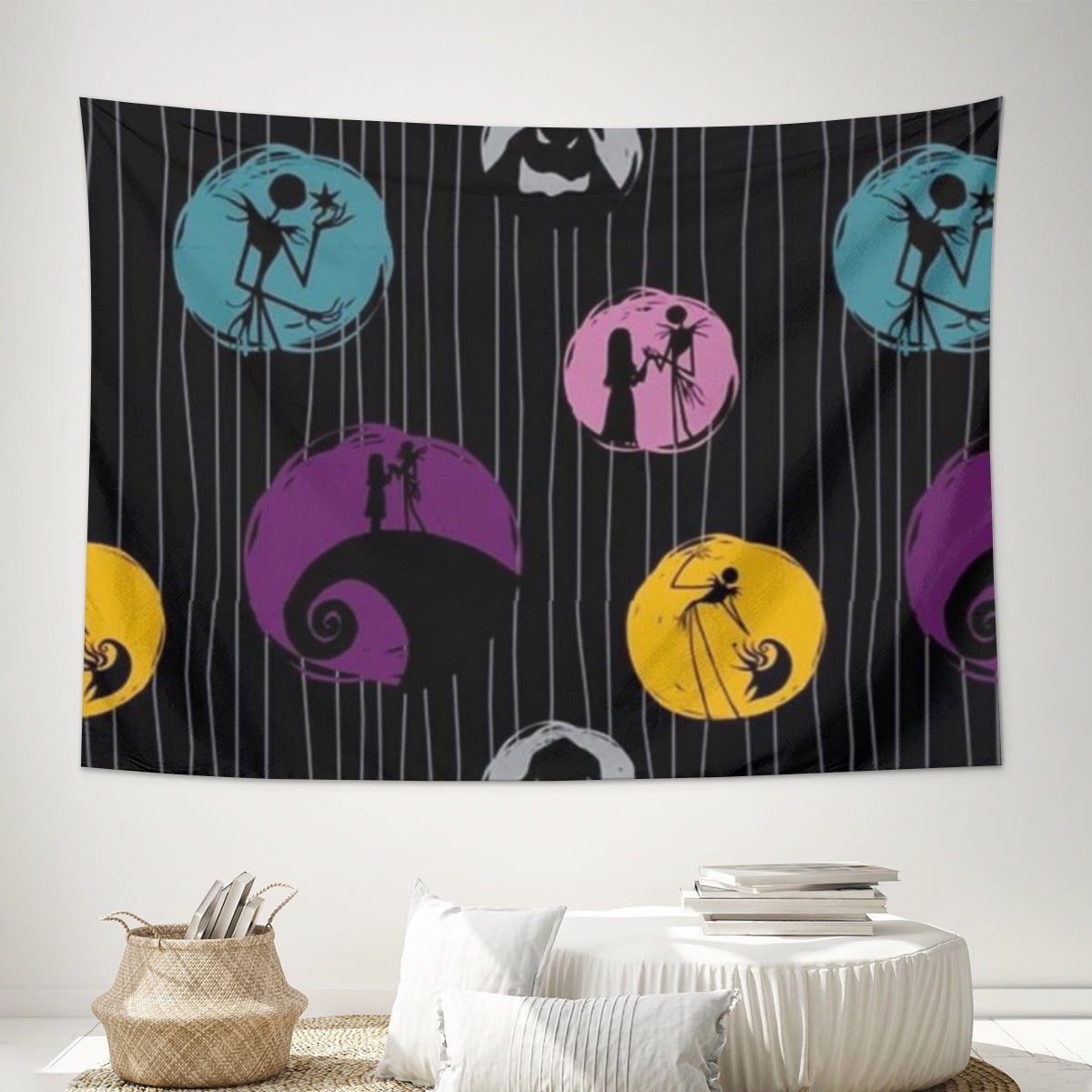 The Nightmare Before Christmas Tapestry Bedroom Poster Beautiful Room ...