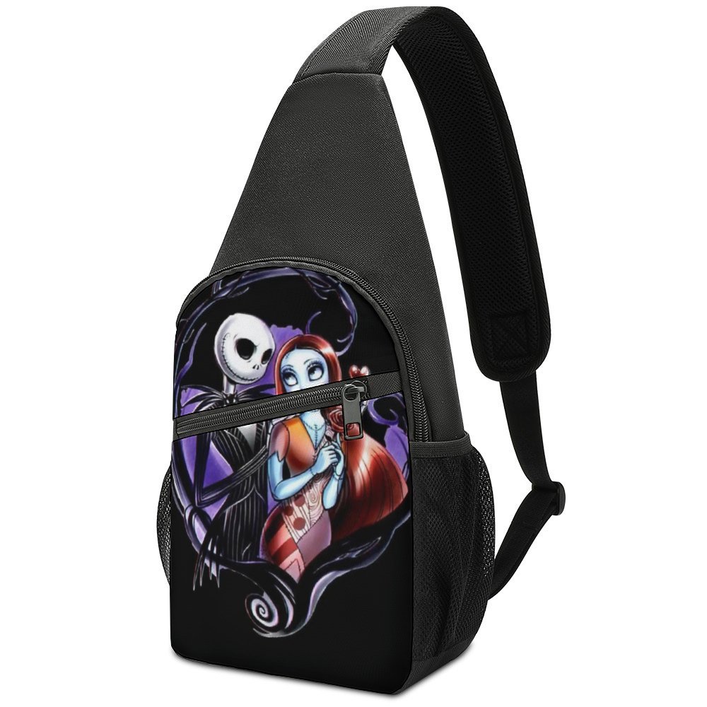 The Nightmare Before Christmas Unisex Crossbody Bags Lightweight Sling ...