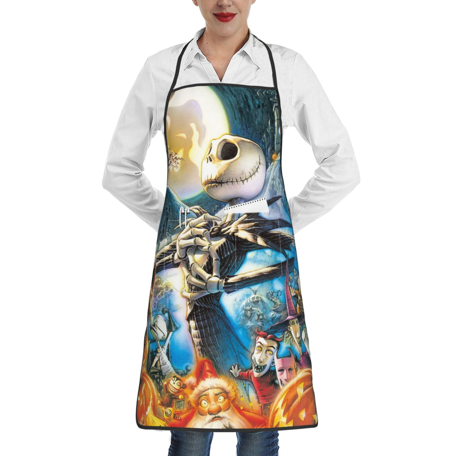 The Nightmare Before Christmas Waterproof Apron Home Decor Kitchen ...