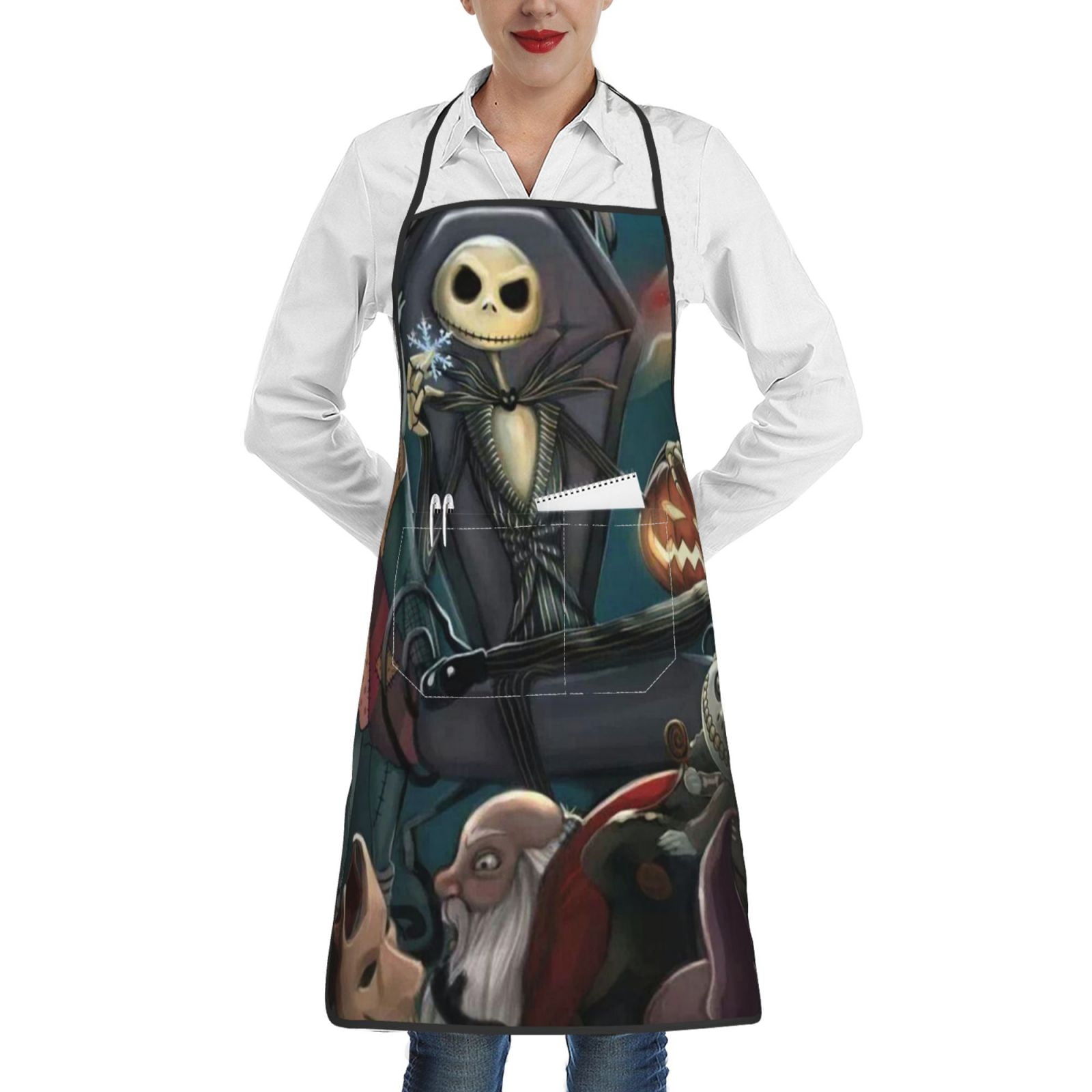 The Nightmare Before Christmas Waterproof Apron Home Decor Kitchen ...