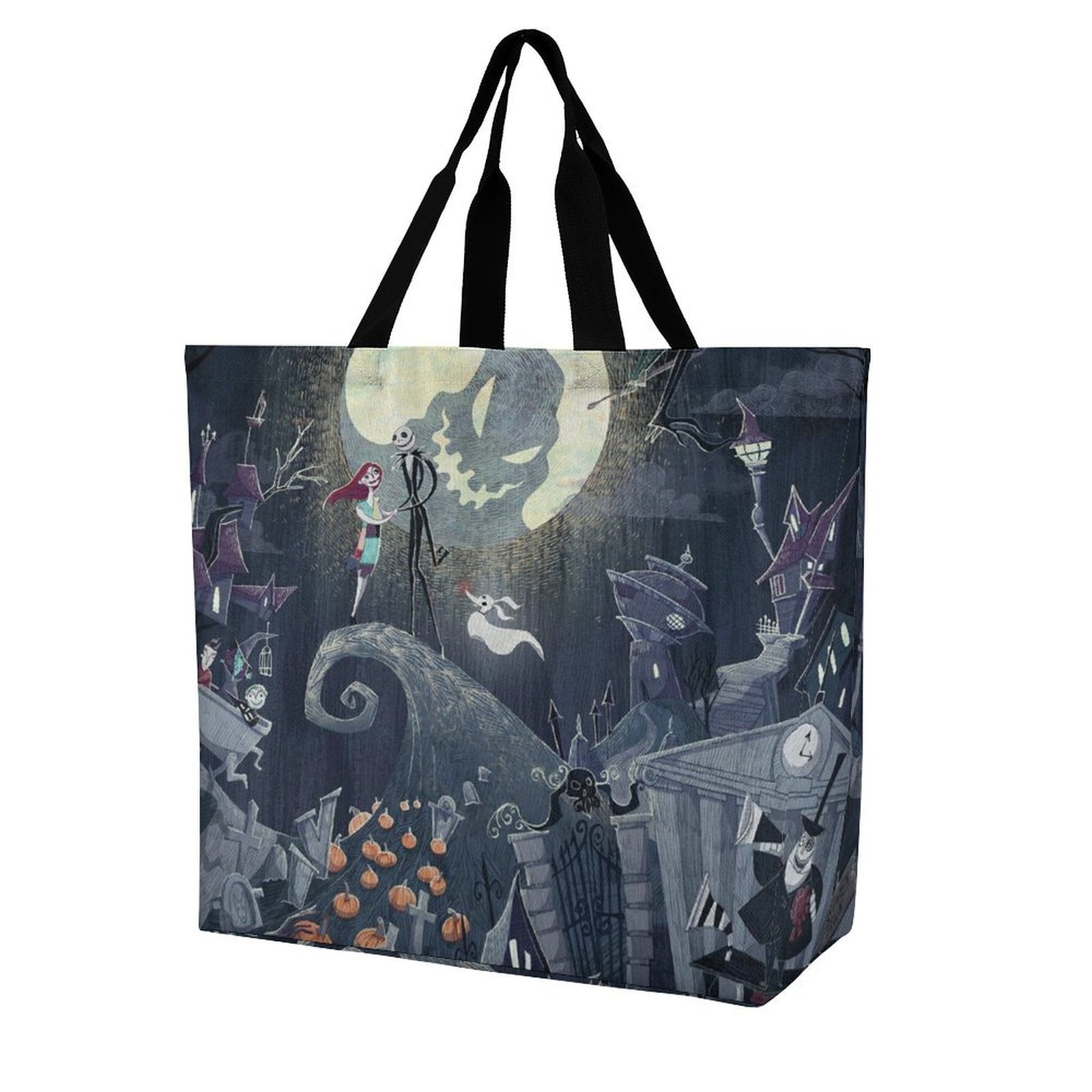 The Nightmare Before Christmas Women Tote Bags Lightweight One Shoulder ...