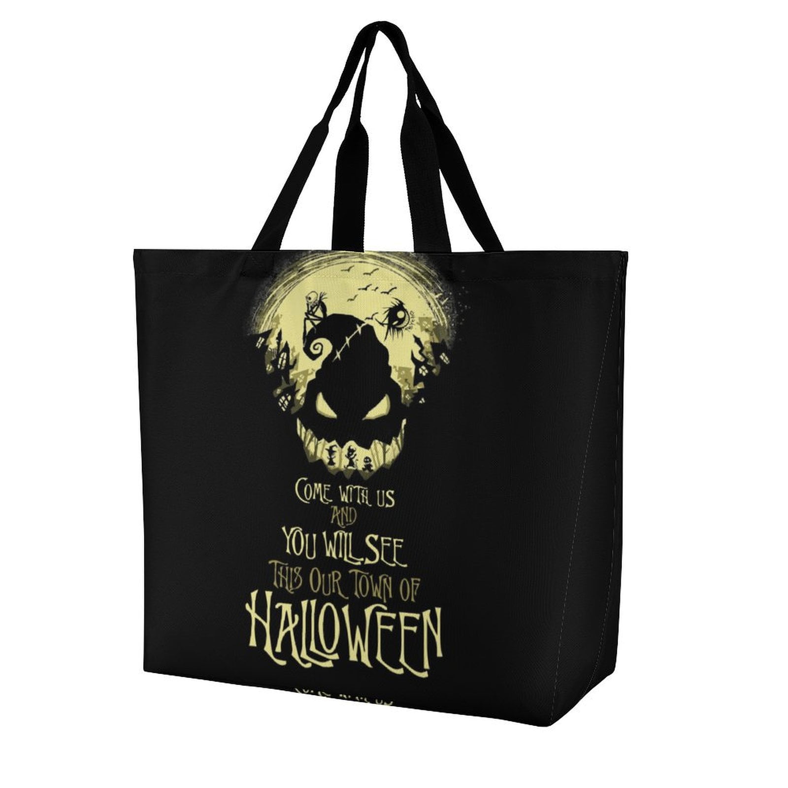 The Nightmare Before Christmas Women Tote Bags Lightweight One Shoulder ...