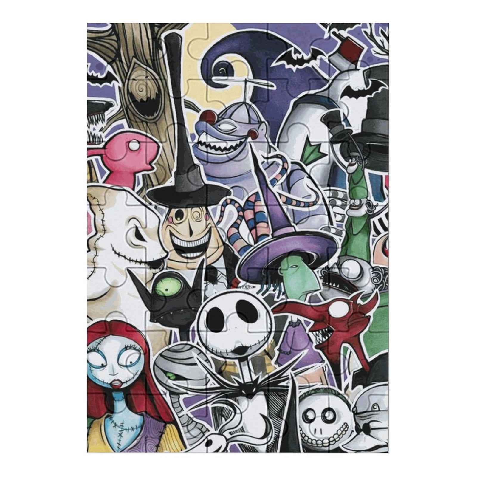The Nightmare Before Christmas Wooden Cartoon Puzzles for Children ...