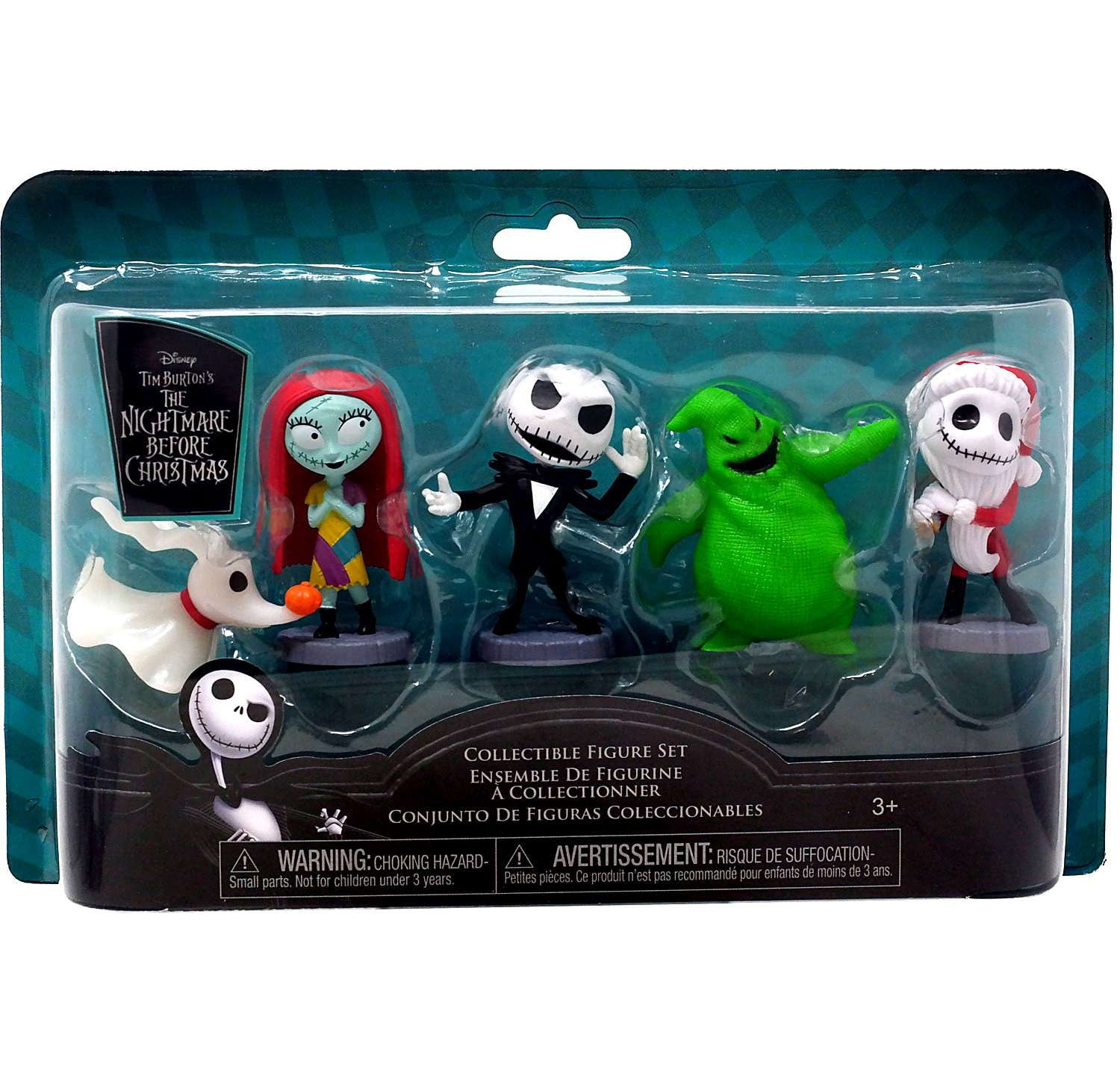 The Nightmare Before Christmas Zero, Sally, Jack, Santa Jack & Oogie ...