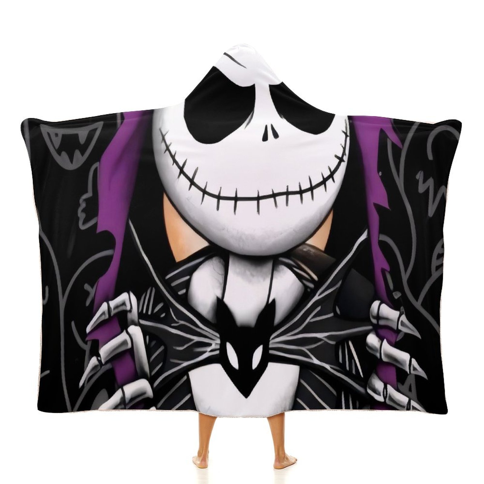 The Nightmare before Christmas Hooded blankets ponchos wearable for ...