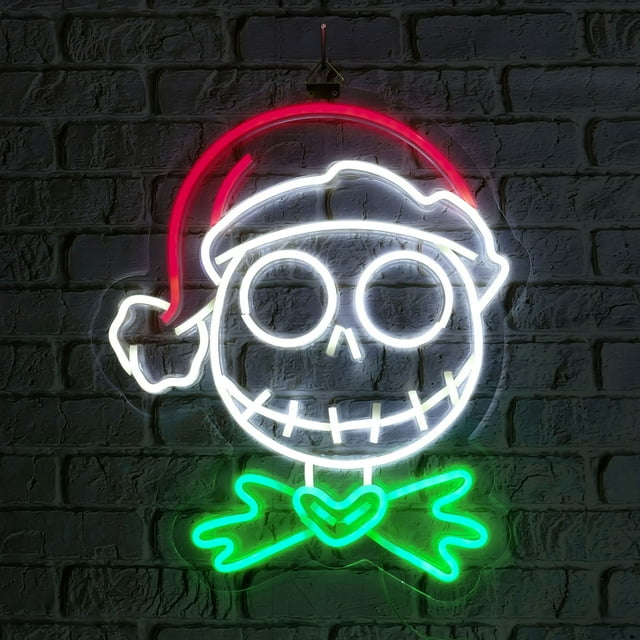The Nightmare before Christmas, Jack Skellington, LED Neon Hanging Wall ...