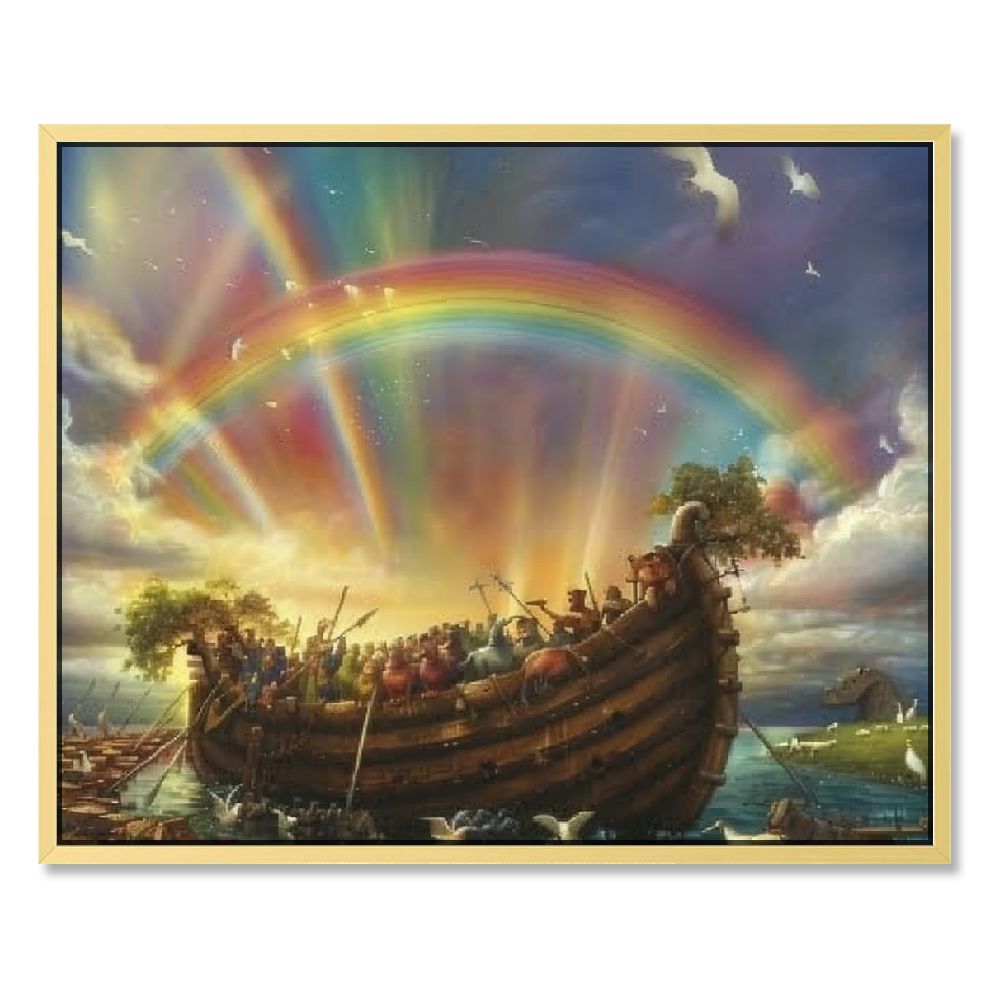 The Noah's Ark Series Poster Morden Home Wall Art Painting Canvas ...