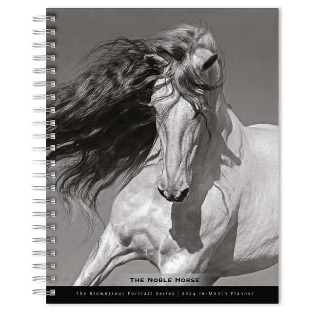 The Noble Horse | 2024 6x7.75" Wire-O Engagement Planner Calendar ...