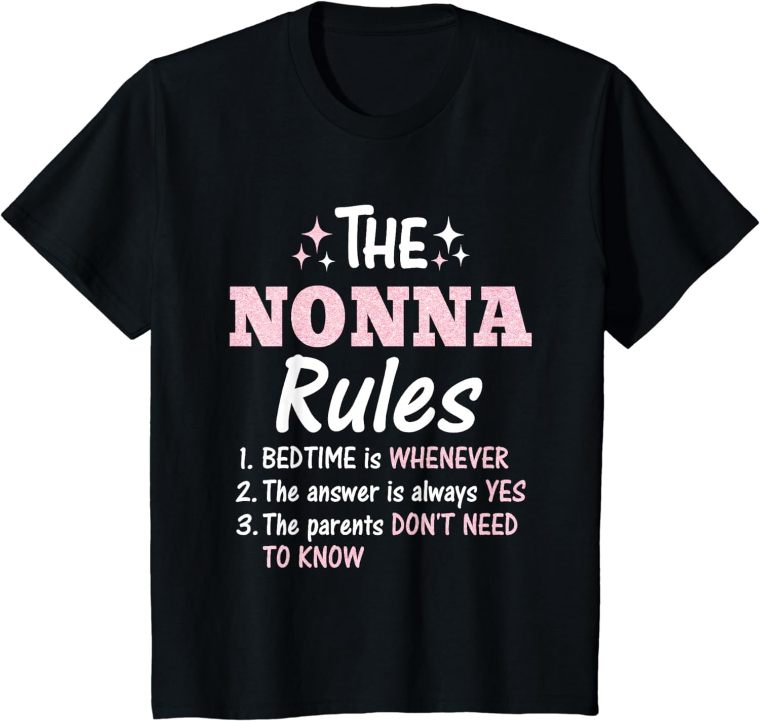 The Nonna Rules Grandma Definition T-Shirt - Walmart.com