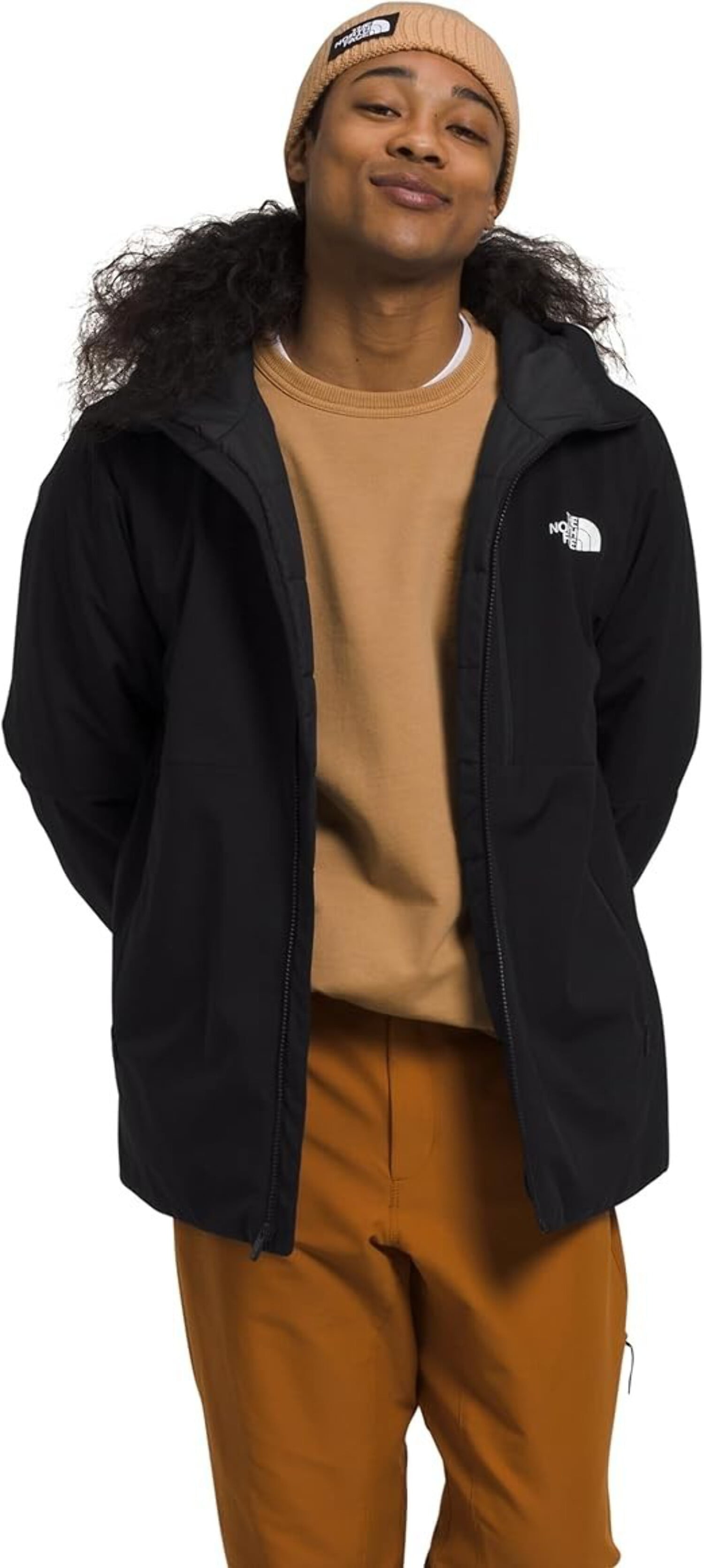 The North Face Apex Elevation Jacket Mens XL TNF Black Hooded Full Zip ...