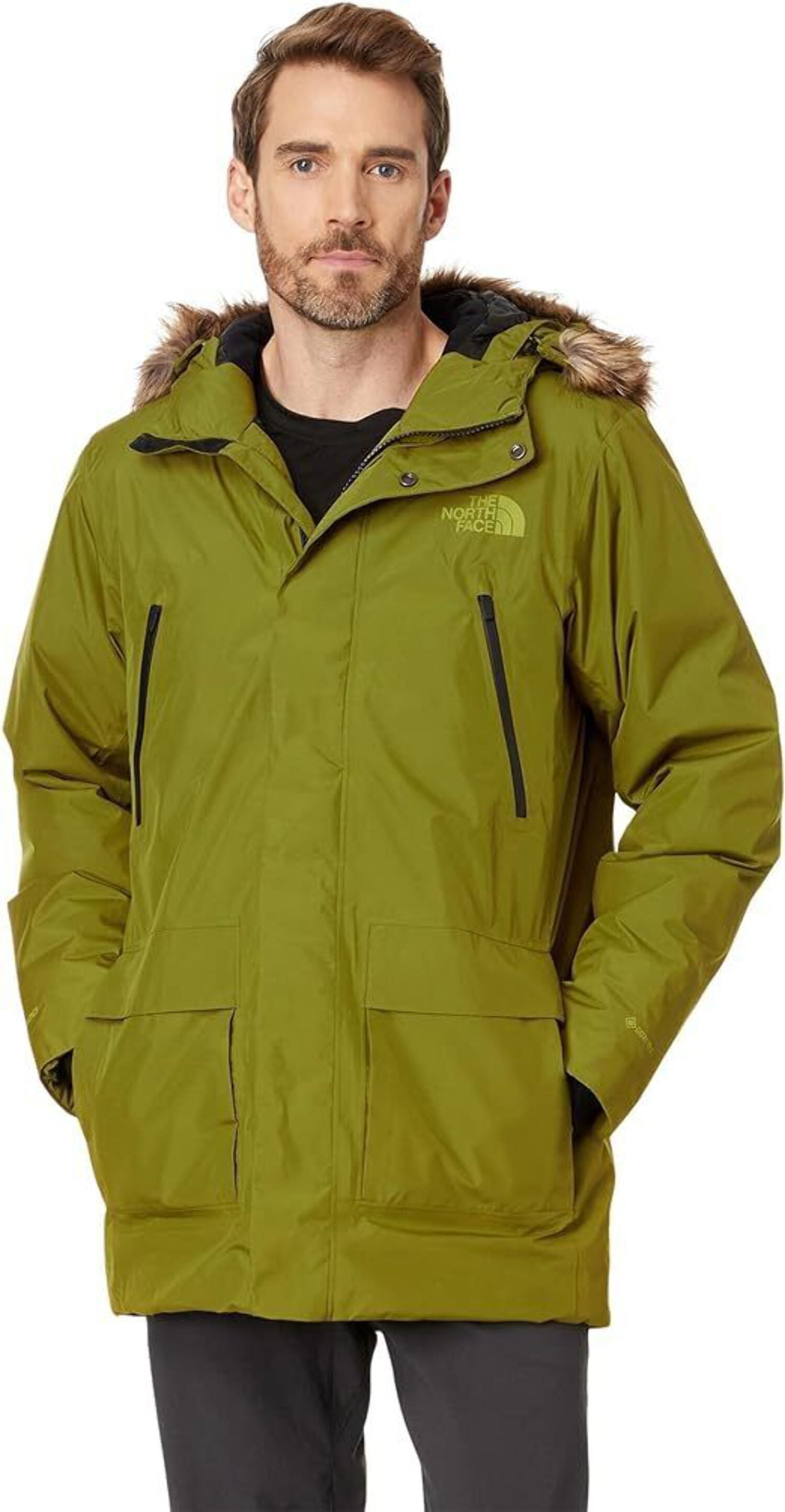 The North Face Arctic GORE-TEX NF0A84I3ION Mens Sulphur Moss Parka ...