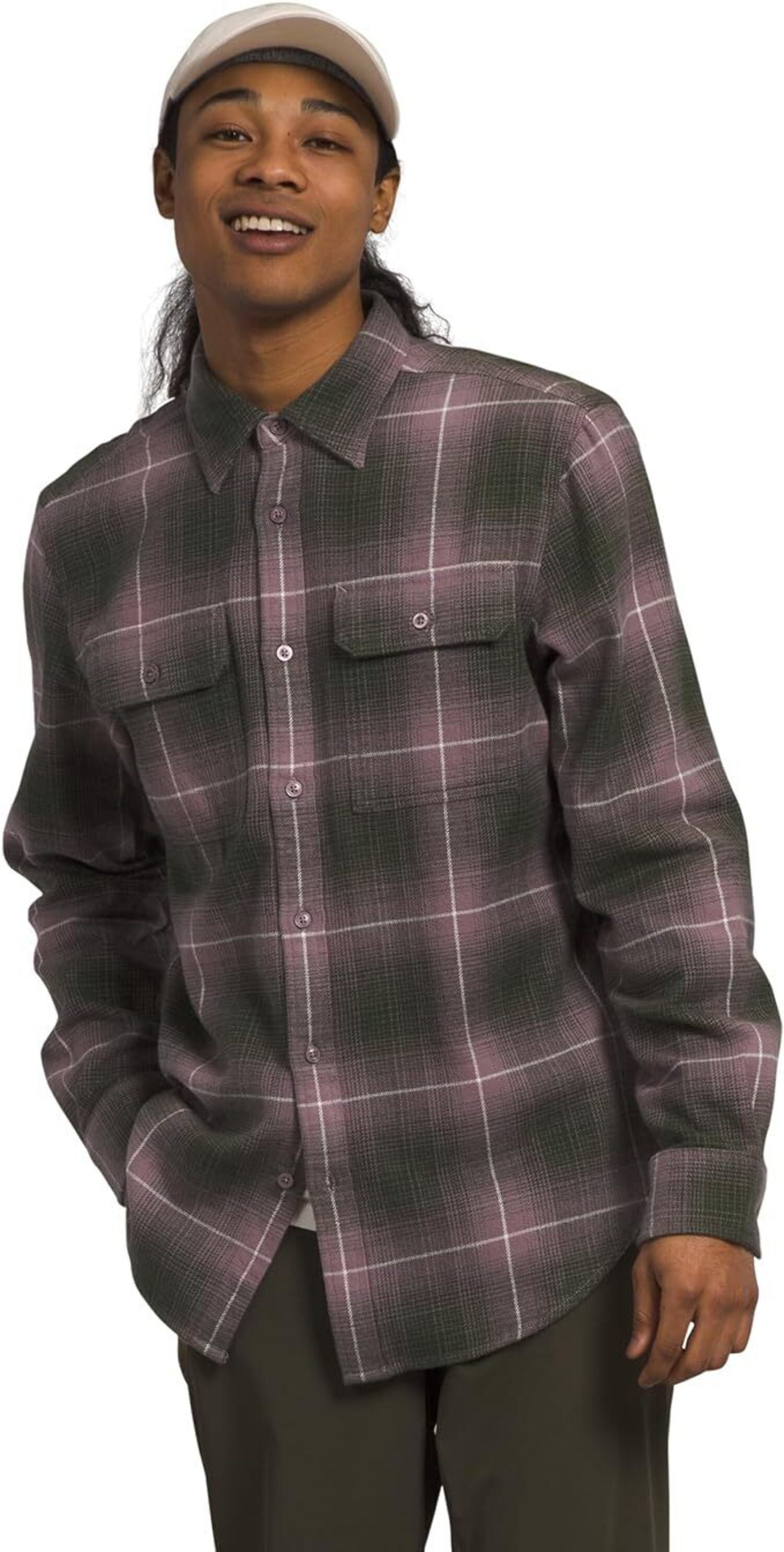 The North Face Arroyo NF0A4QPJOZ5 Flannel Shirt Men's Fawn Gray Button ...
