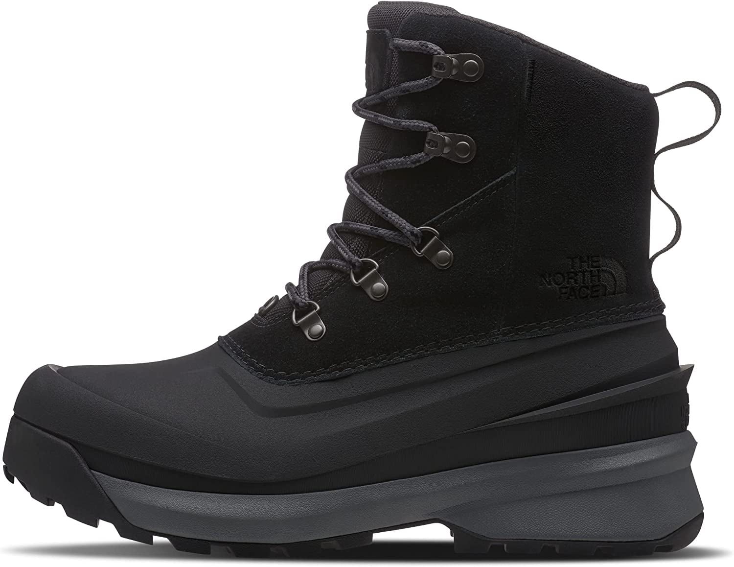 The North Face Chilkat V Lace 5LW3 Men Black Suede Waterproof Hiking ...