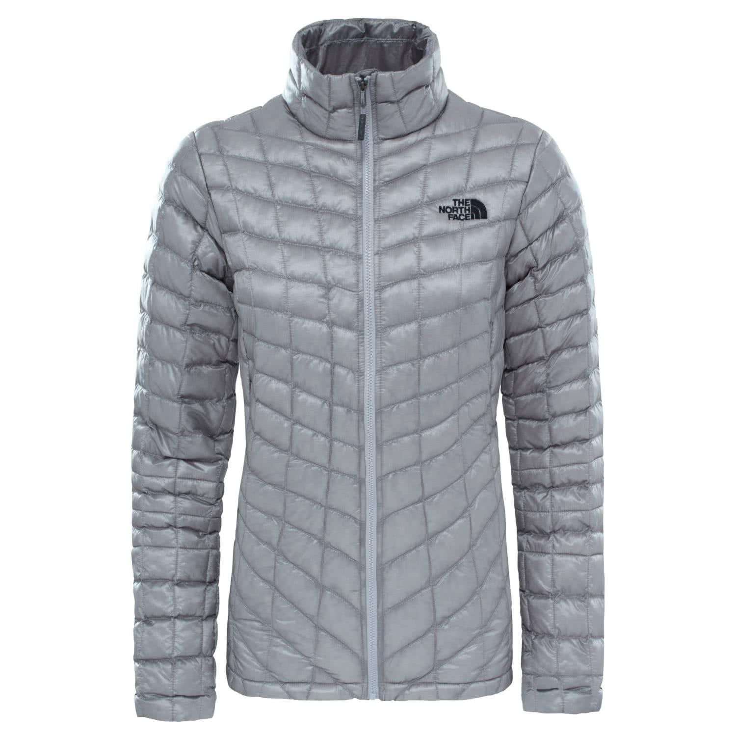 The North Face Ladies Thermoball Jacket Metallic Silver S - Walmart.com