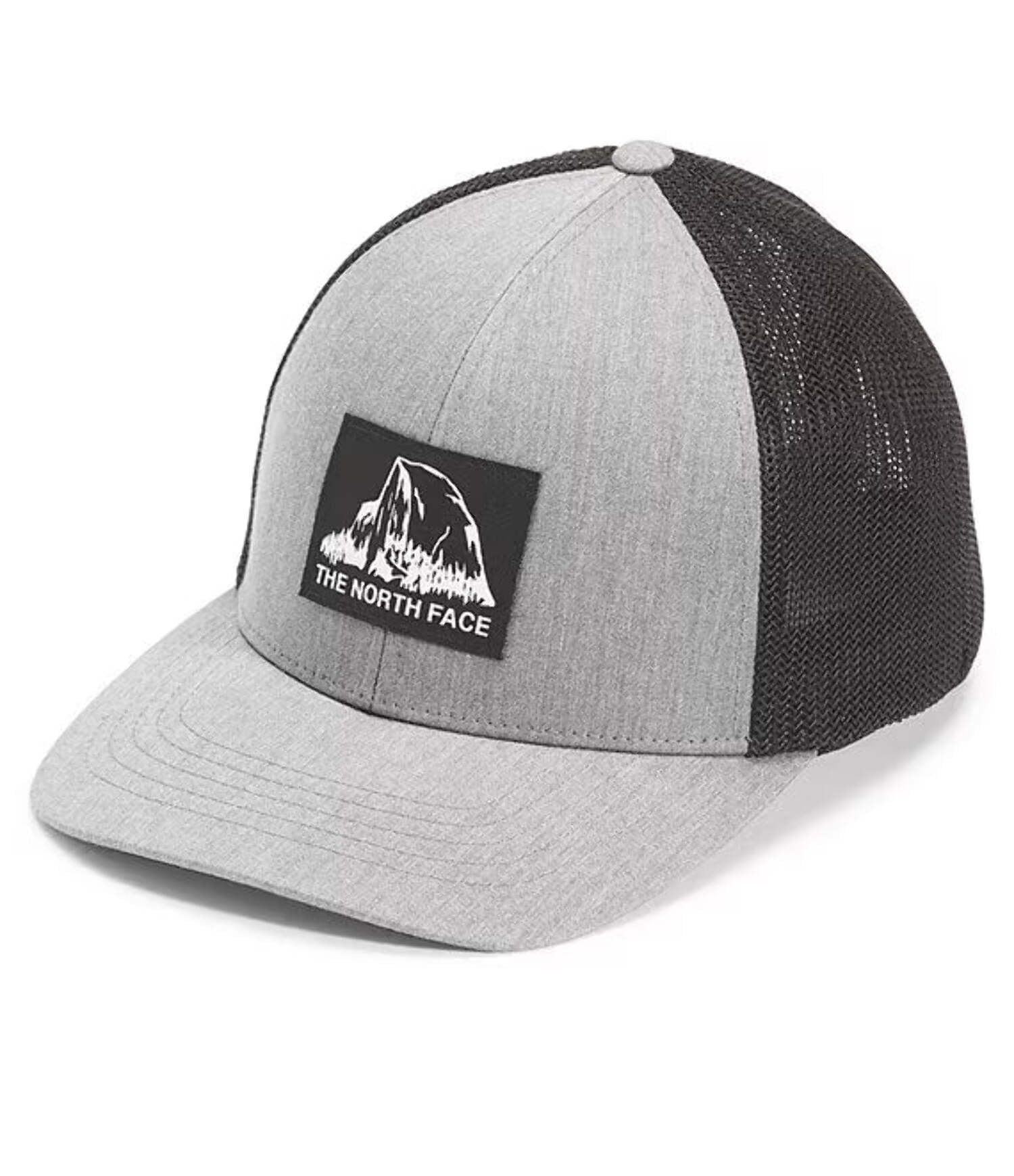 The North Face Truckee Trucker Cap Unisex L-XL Gray Black Logo Patch ...