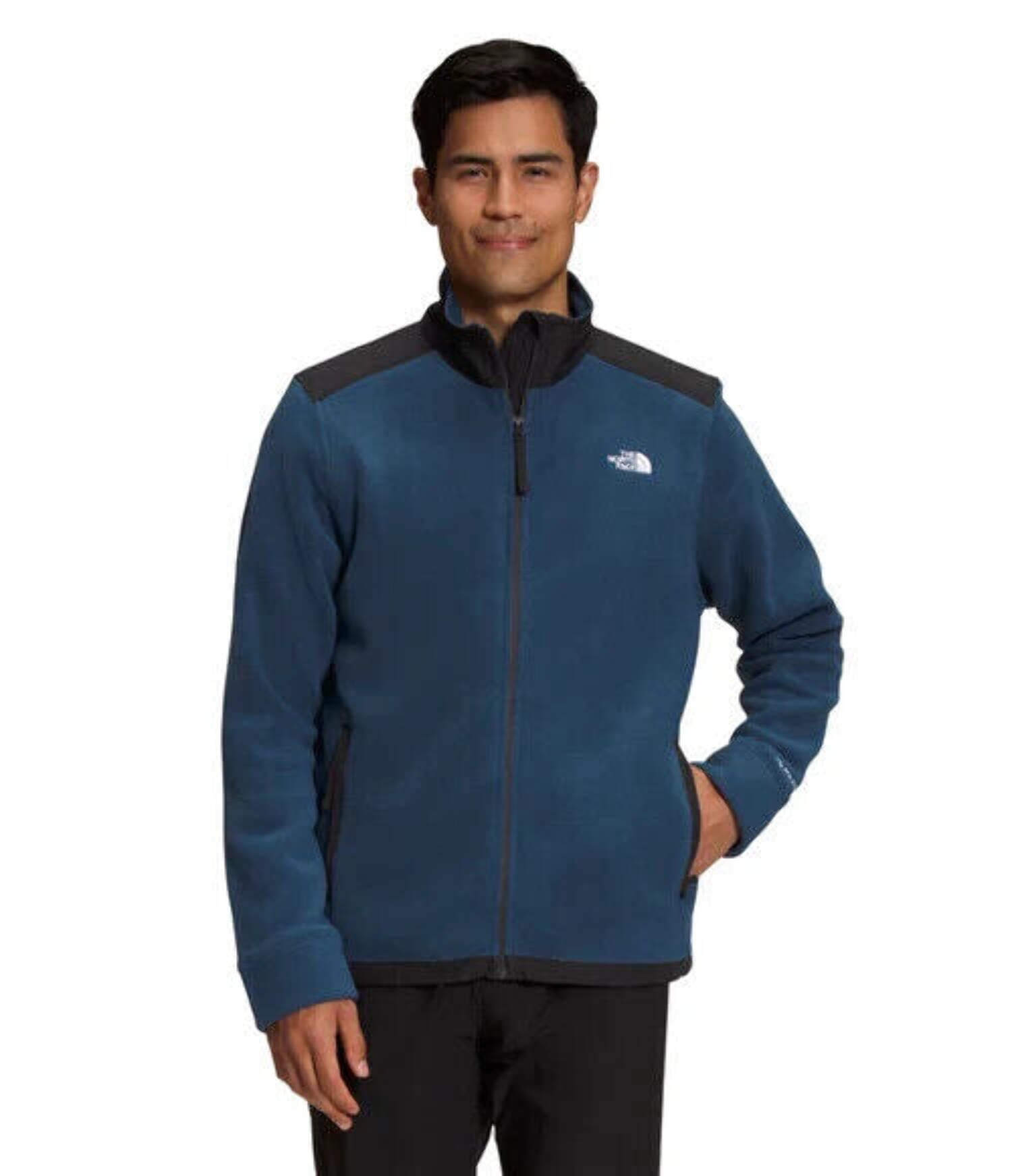 The North Face NF0A7WWL Men's Blue Alpine Polartec 200 Full Zip Jacket ...