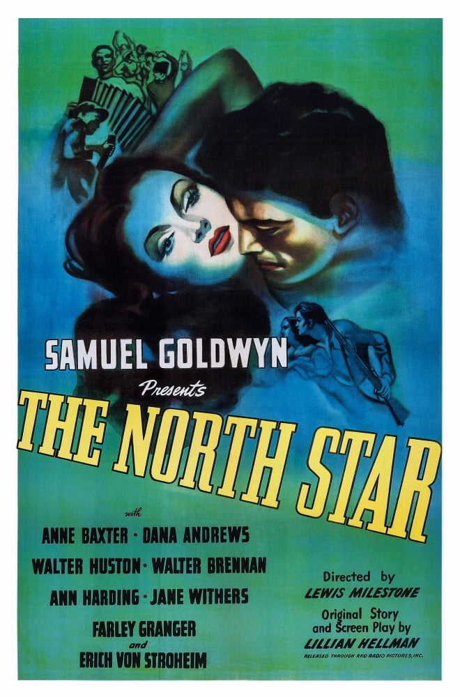 The North Star Us Poster Art Left: Anne Baxter 1943. Movie Poster ...