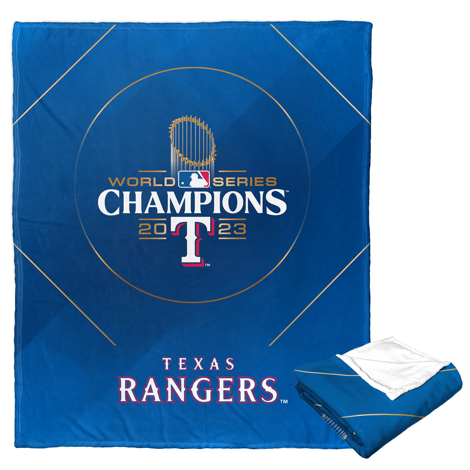 The Northwest Group Texas Rangers 2023 World Series Champions 50" x 60 ...