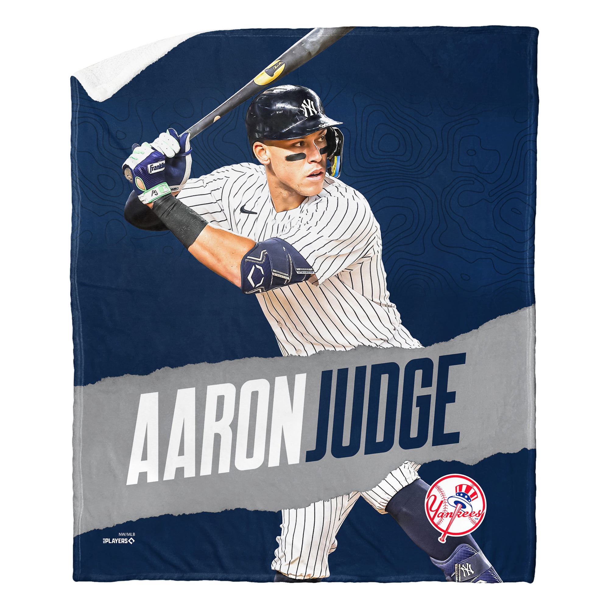 The Northwest Group Aaron Judge New York Yankees 50'' x 60'' Player Silk Touch Sherpa Throw ...