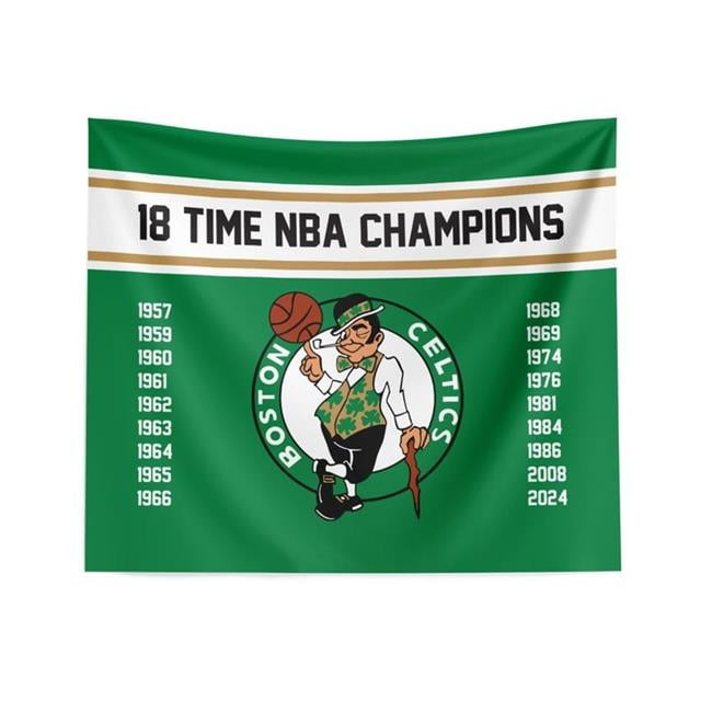 The Northwest Group Boston Celtics 18-Time NBA Finals Champions 34" x ...