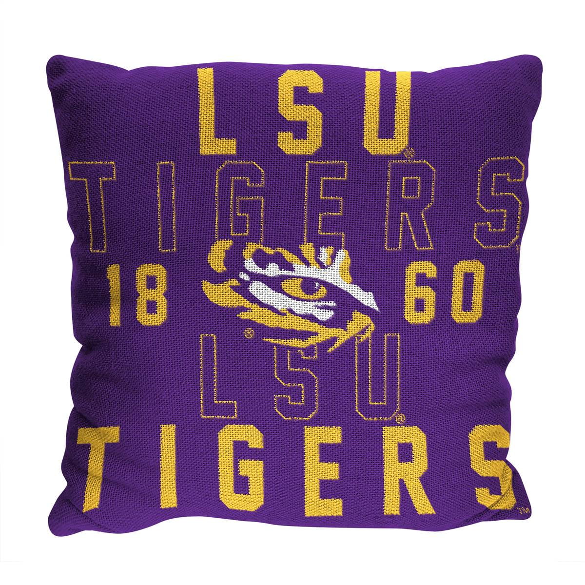 The Northwest Group LSU Tigers 20" x 20" Stacked Pillow - Walmart.com