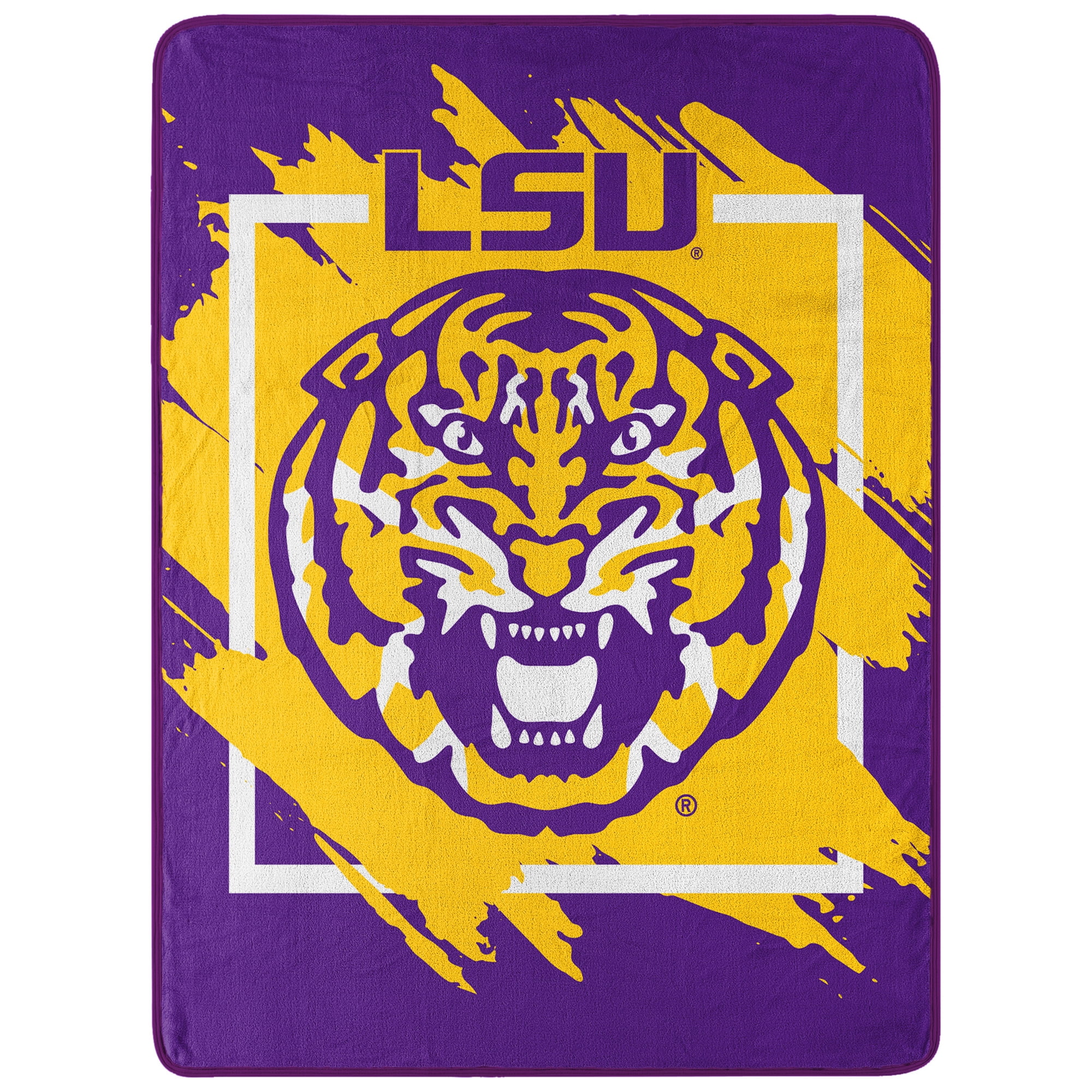 The Northwest Group LSU Tigers 46" x 60" Dimensional Micro Raschel ...