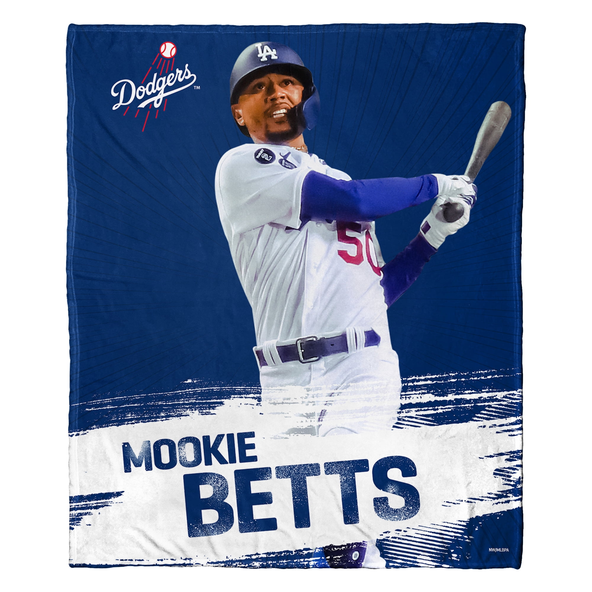The Northwest Group Mookie Betts Los Angeles Dodgers 50" x 60" Player ...