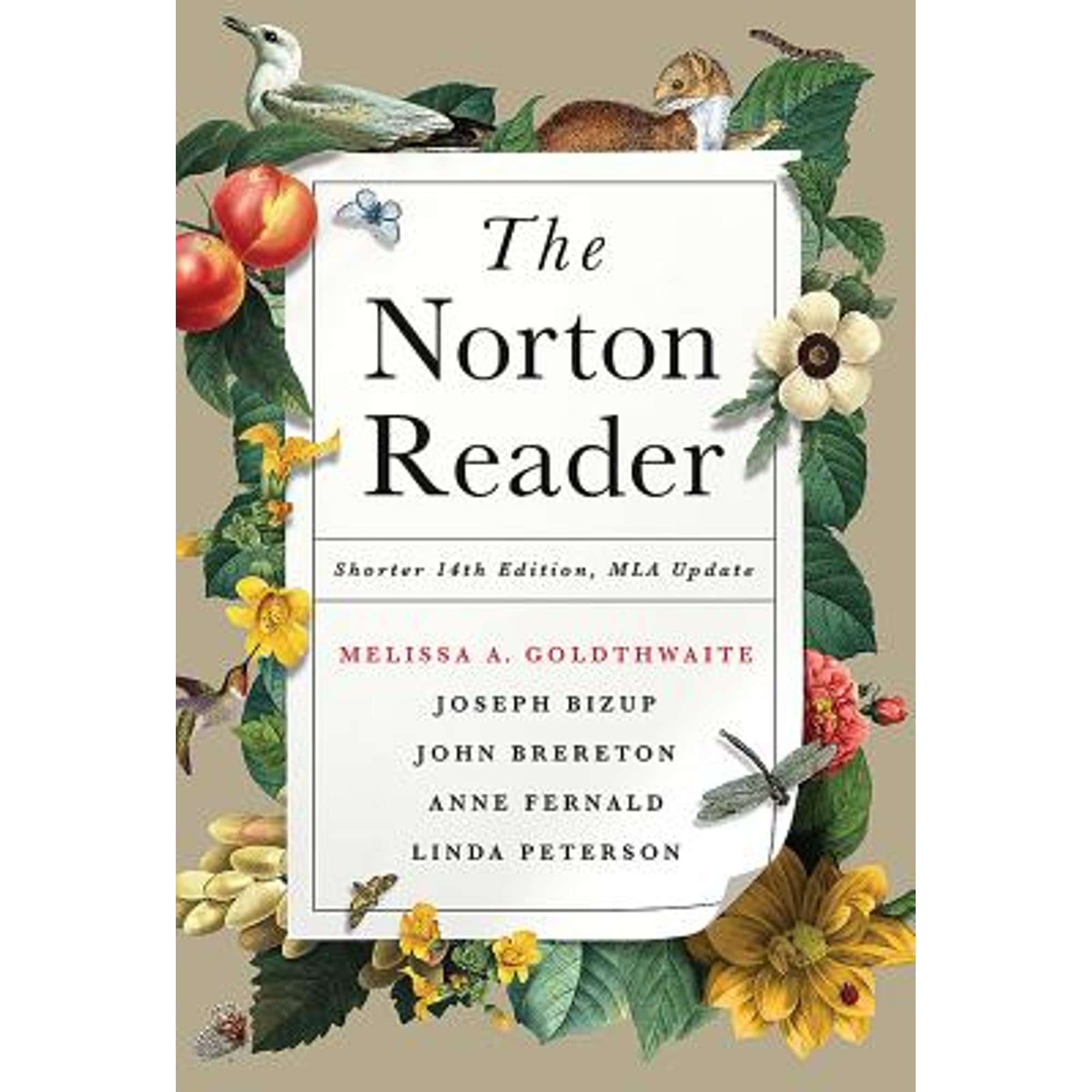 Pre-Owned The Norton Reader with 2016 MLA Update Paperback Goldthwaite ...